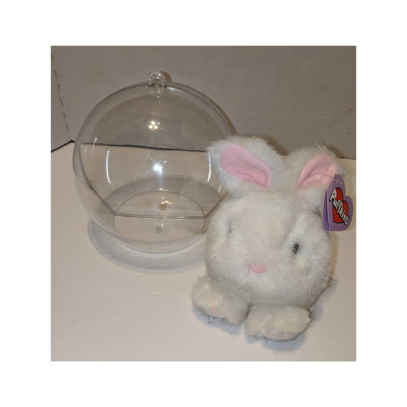 Puffkins | Toys | Vintage 997 Puffkins Lucky White Rabbit Beanie Plush ...